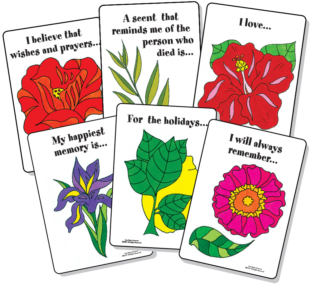 Therapy Bereavement (Grief) Healing Memory Garden Card Game – Bright ...